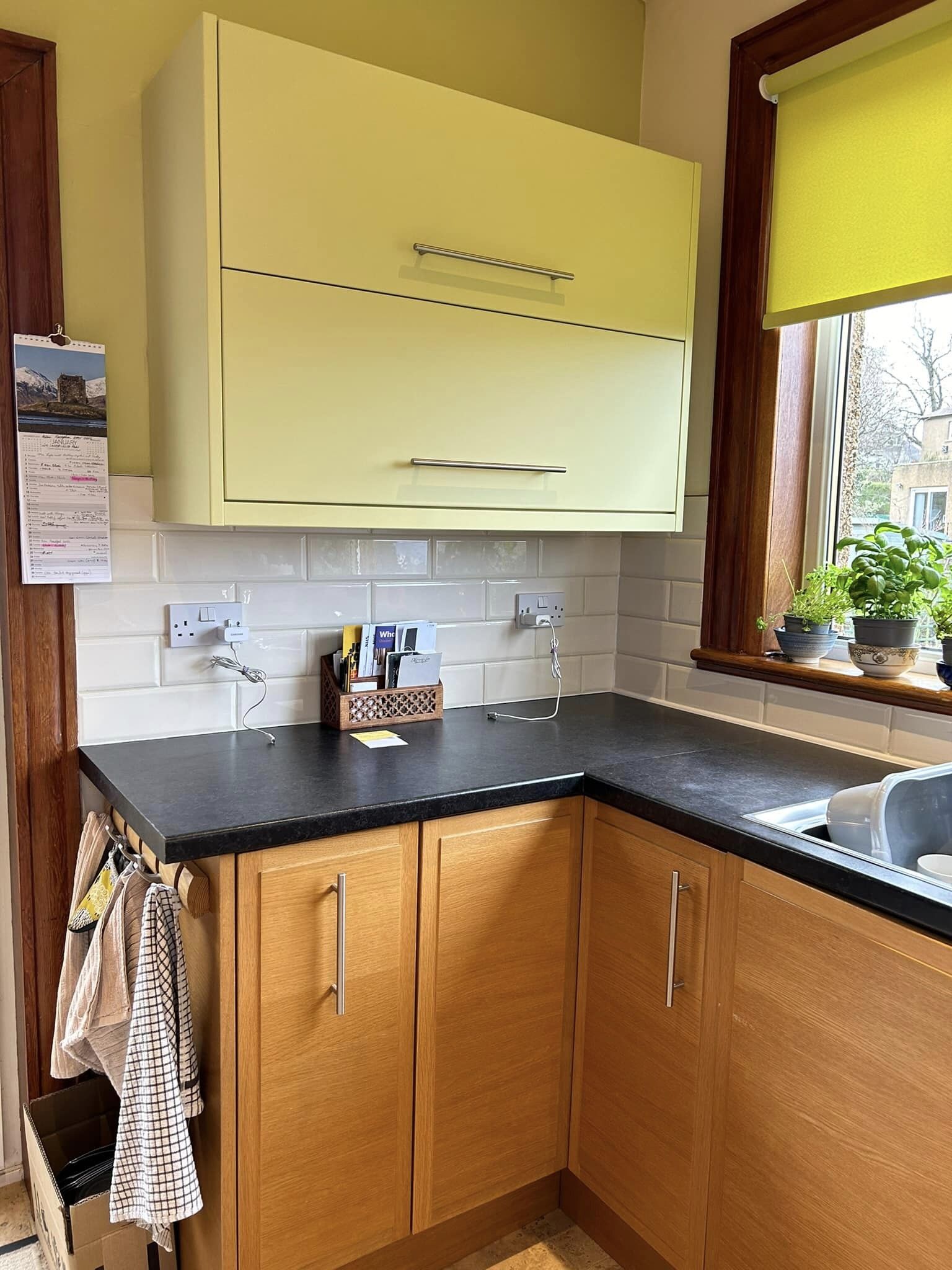 Winter Colour Pop! Hand painted kitchen units and furniture | Ian ...